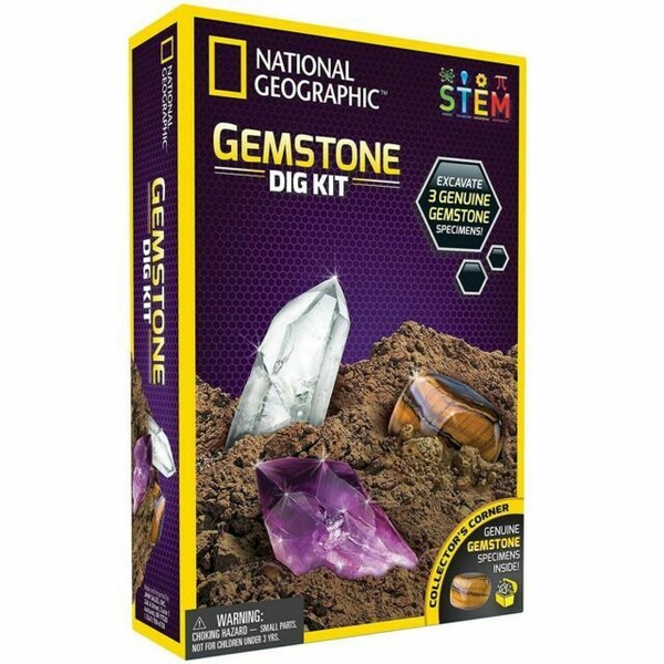 National Geographic Mega Gemstone Dig Kit with 15 Gems for sale online ...