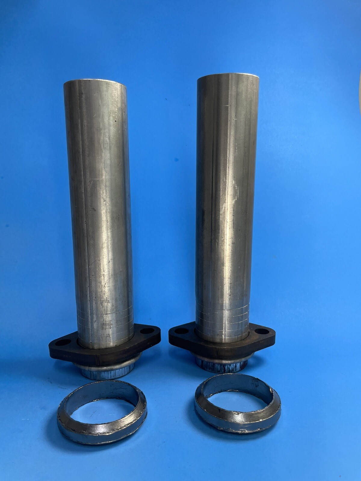 10"64-73 Ford Mustang/Falcon SB V8 Exhaust Manifold Down Pipe Stubs 2 ...