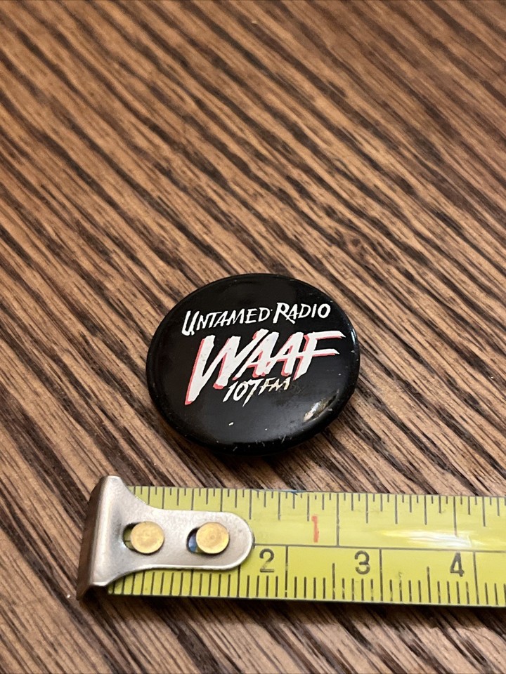 Untamed Radio WAAF 107FM Pin FREE SHIPPING | eBay