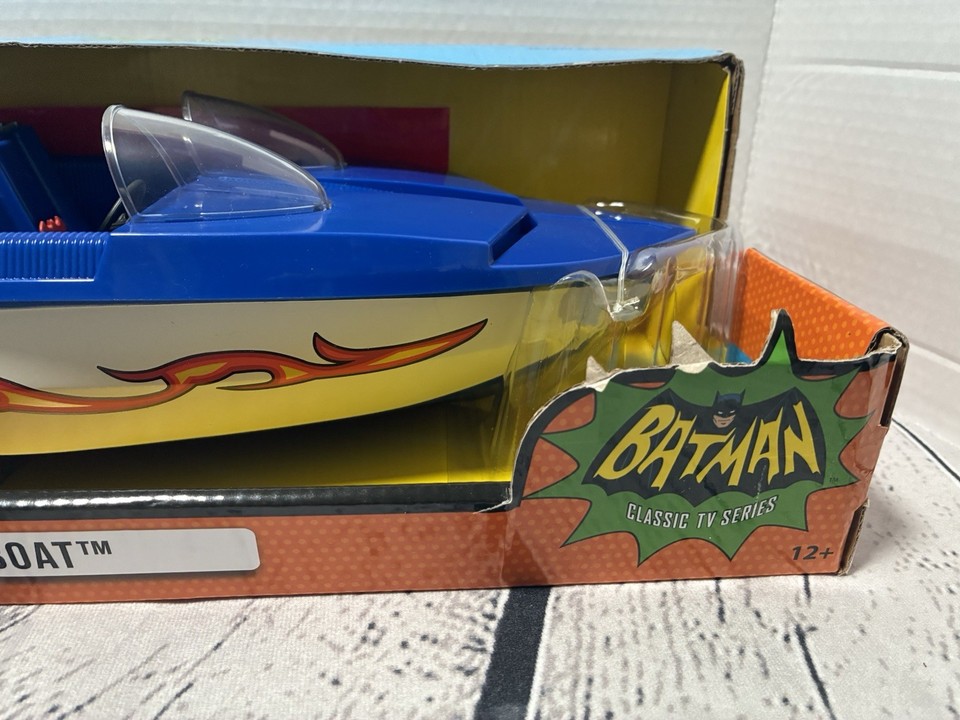 McFARLANE 2021 DC COMICS BATMAN 66 CLASSIC TV SERIES BATBOAT 16 ...