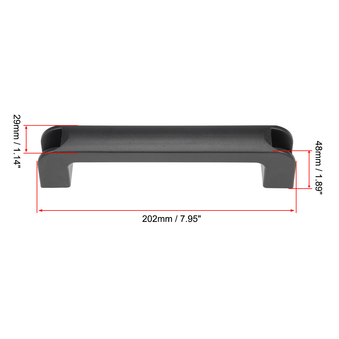 Plastic Pull Handles 180mm Hole Centers for Luggage Mechanical ...