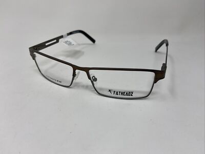 FATHEADZ EYEWEAR ANDY J FH-00196 BROWN 62/16/150 XL XTRA LARGE FLEX ...