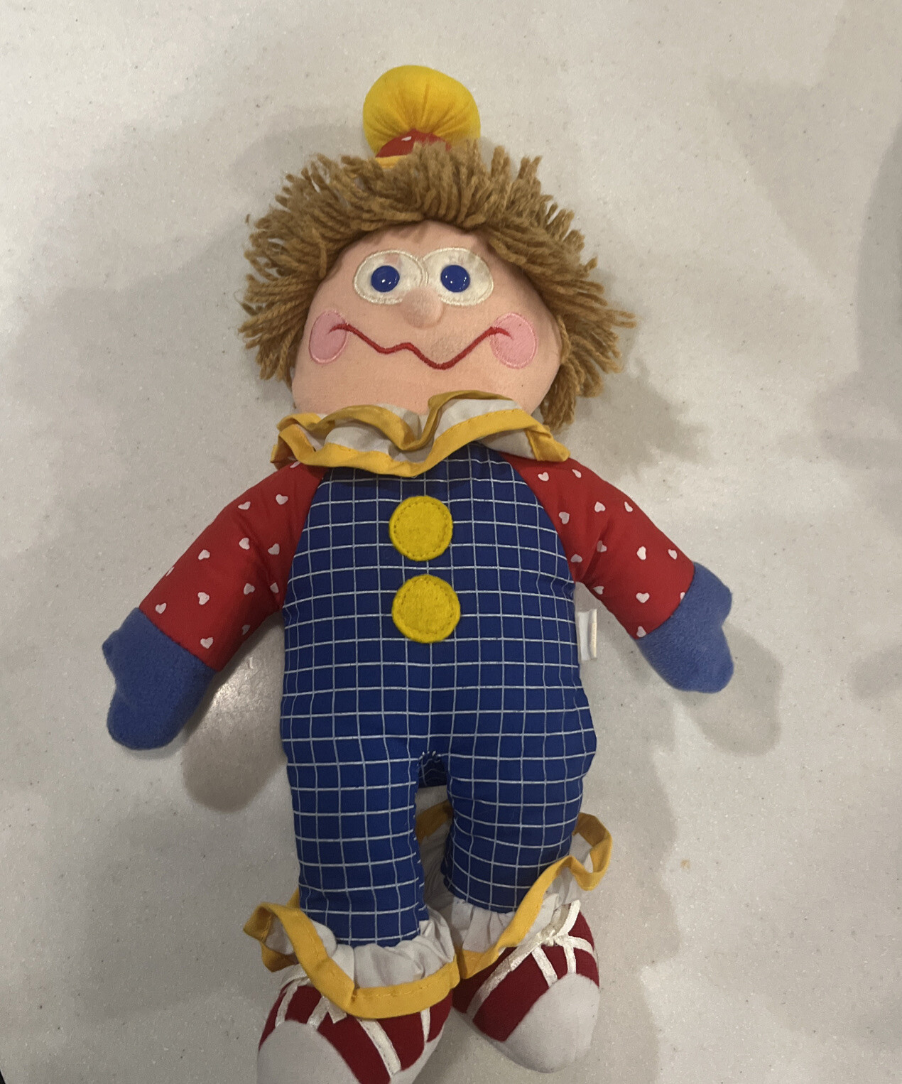 Gymboree Gymbo Clown Plush Doll Dakin 1985 Vtg Stuffy Stuffed Clean ...