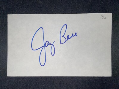 1986 INDIANS: Jay Bell, SIGNED 3x5 (BSJ) | eBay