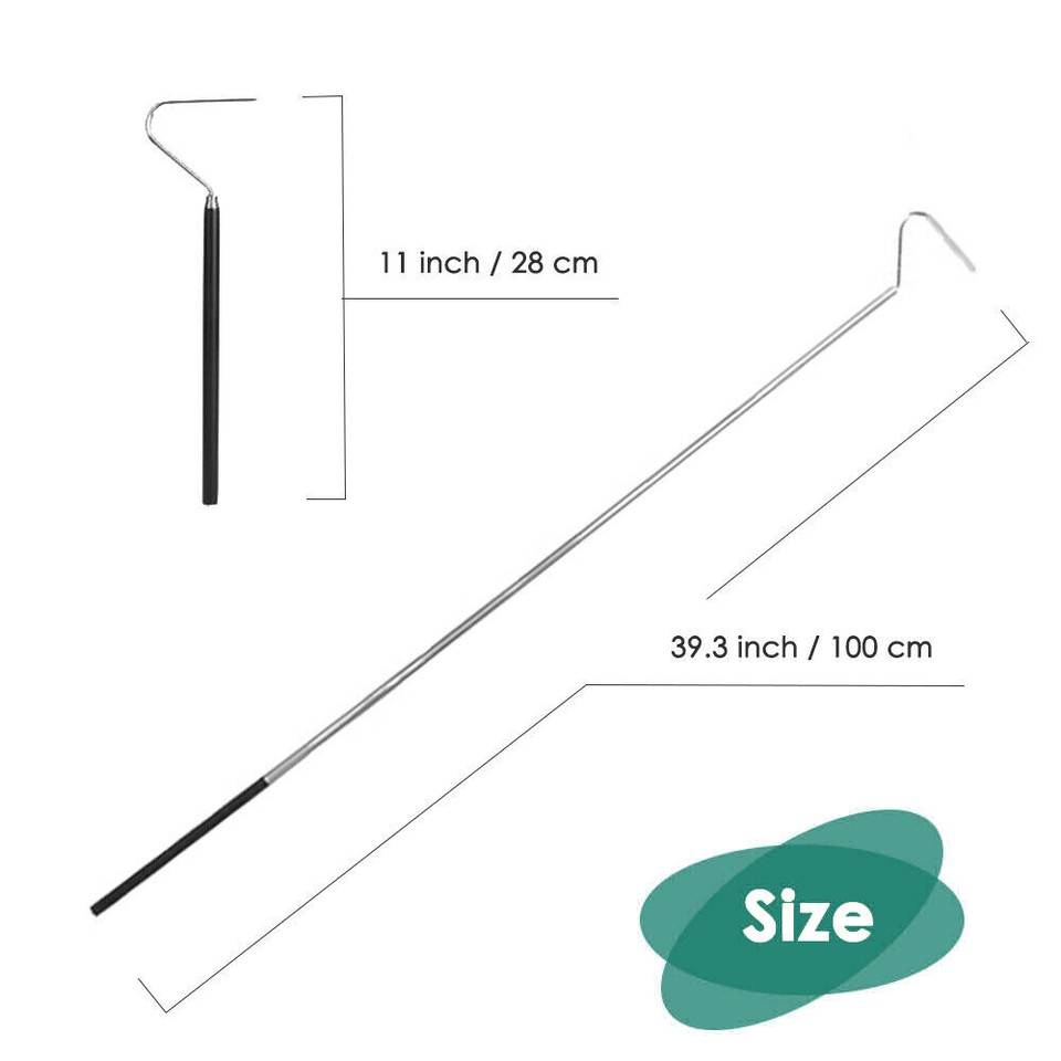 47" Heavy Duty Snake Tongs &59" Extendable Reptile Grabber Catcher Net ...