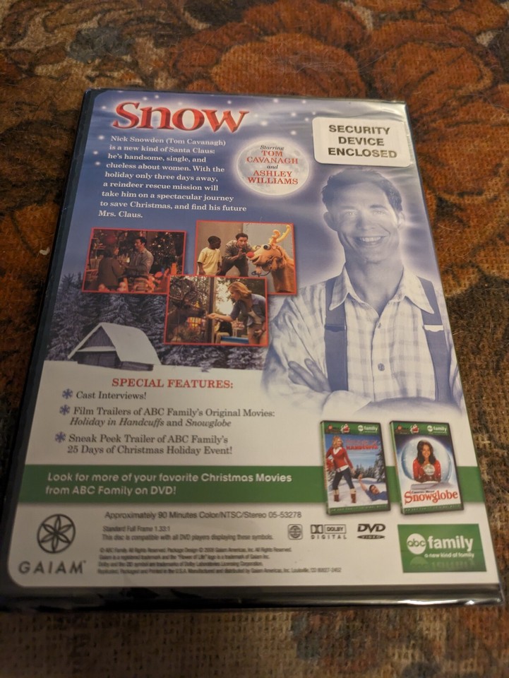 BRAND NEW - SEALED - Snow - 2004 - DVD - ABC Family - Tom Cavanagh ...