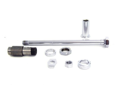 Harley Panhead Shovelhead Chrome Rear Axle Kit 41552-58A / 44-0582 ...
