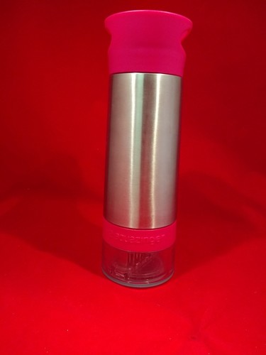 Aquazinger 20 oz. Stainless Steel Water Fruit Infuser Bottle - Blue ...