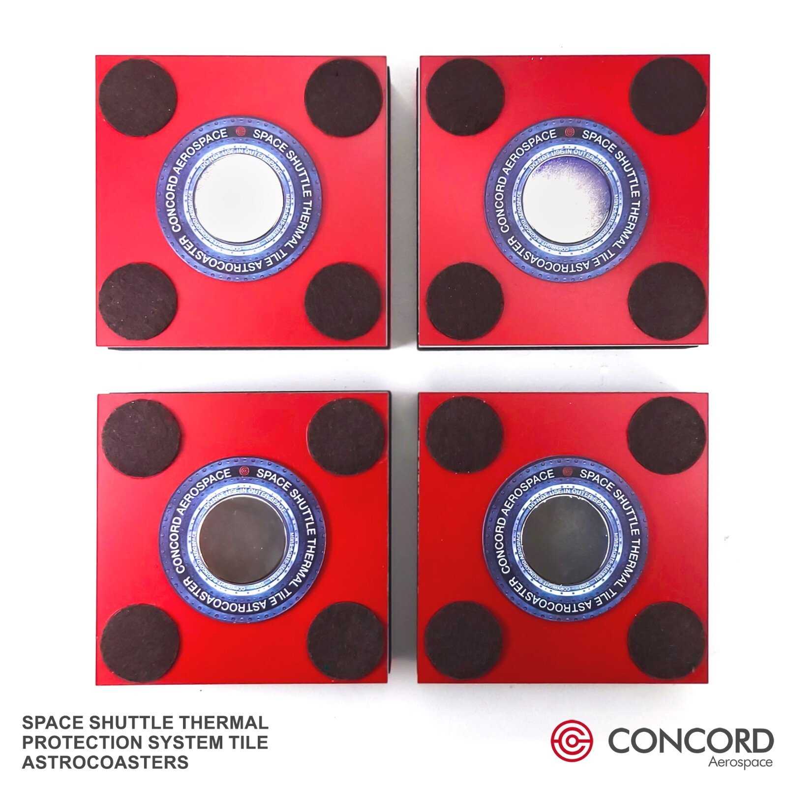 SPACE SHUTTLE THERMAL PROTECTION SYSTEM TILES REPLICA ASTRO COASTERS ...