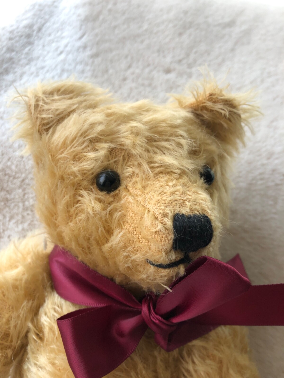 VINTAGE PAST TIMES TEDDY ARCHIE 100% MOHAIR LIMITED EDITION. | eBay UK