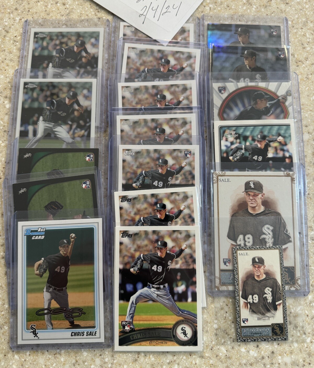 Chris Sale ROOKIE 2011 Topps Rookie Card RC #65 White Sox Red Sox | eBay