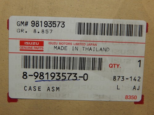 New OEM 2012-2016 Isuzu D-Max Blower Unit Case Assembly 8981935730 8 ...