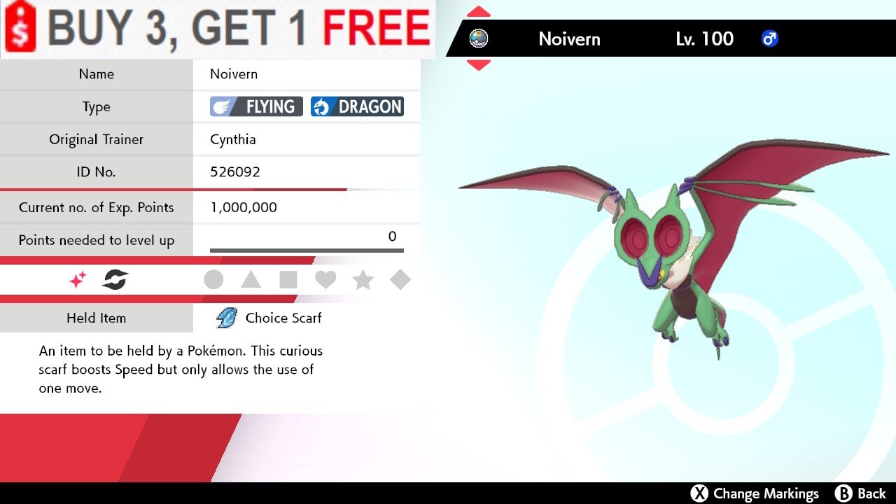 Shiny Noivern Pokemon Sword and Shield Perfect IV🚀Fast Delivery🚀 | eBay