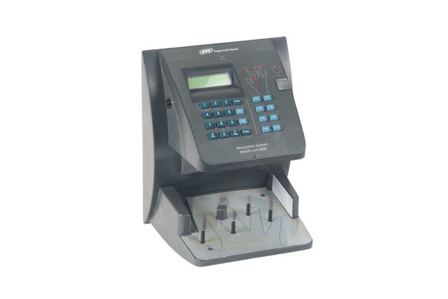 Schlage HandPunch HP-4000 Biometric Hand Scanner Time Clock with ...