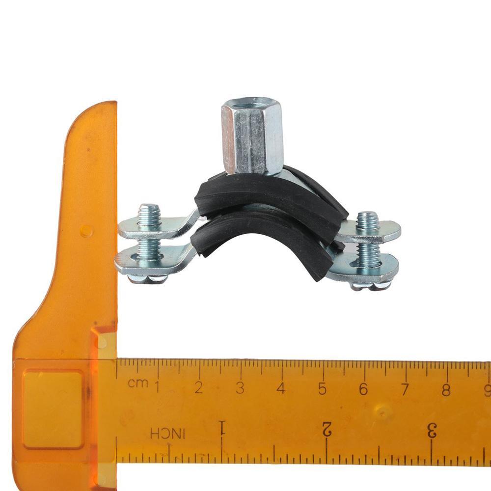 2pcs M8 Mounting Screws Adjustable Pipe Support Clamp Fixed Pipe | eBay ...