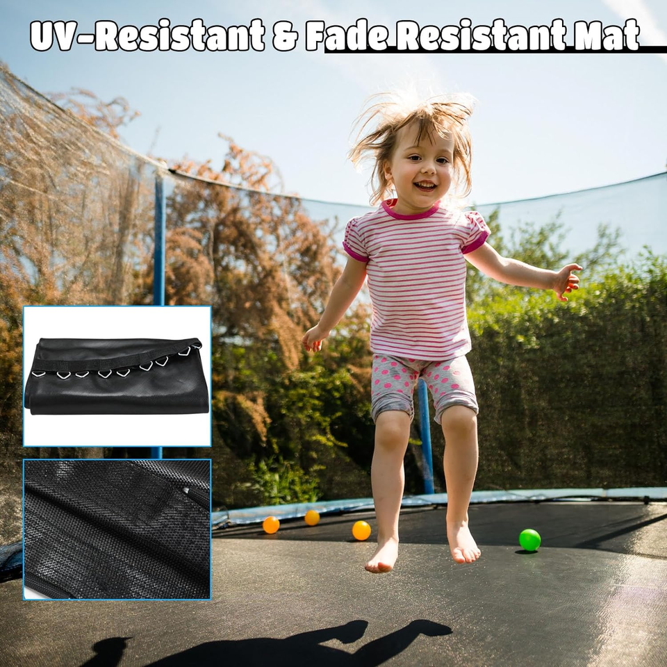 Trampoline Mat round Trampoline Pad Spring Mats Waterproof Jumping Pad ...