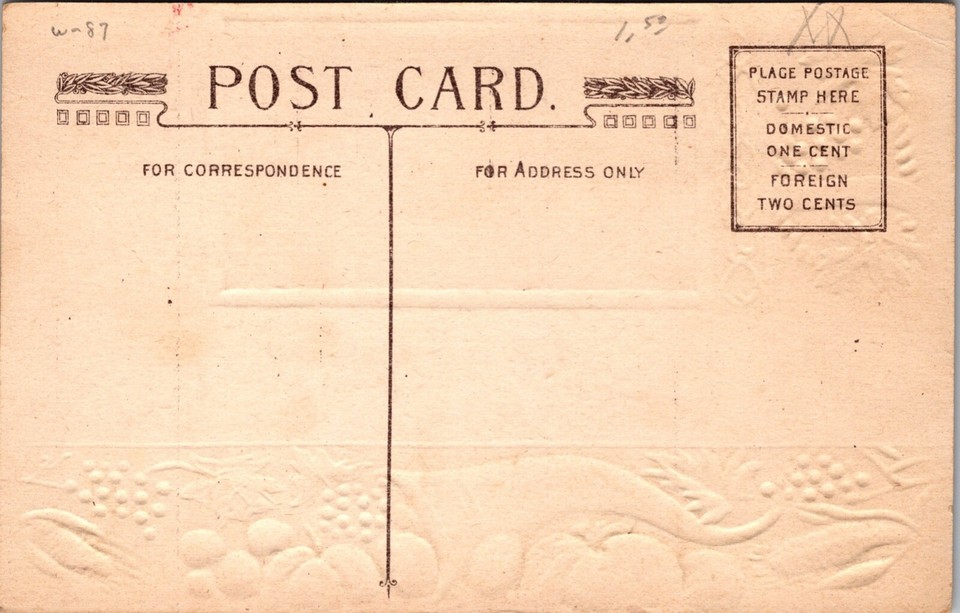 Thanksgiving Multi Scenic Turkey Eating Corn Harvest Table Unused Card ...