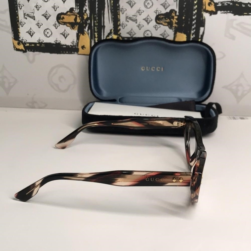 NEW AUTHENTIC GUCCI WOMEN'S TORTOISE SHELL GLASSES GG1083O 002 | eBay