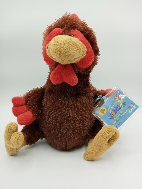 GANZ Webkinz Plush Rooster With Code Stuffed Animal HM346 for sale ...