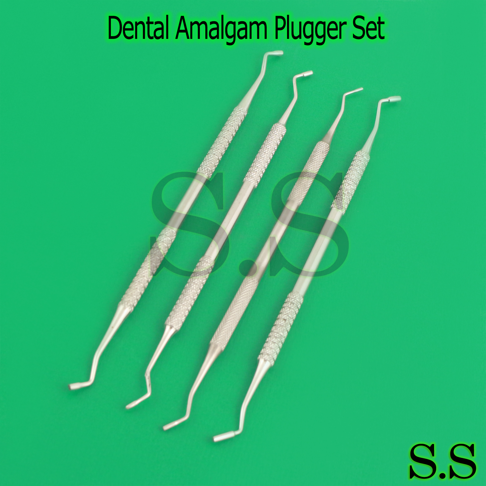 Dental Amalgam Plugger Condensor Composite Plastic Spatulas Filling ...