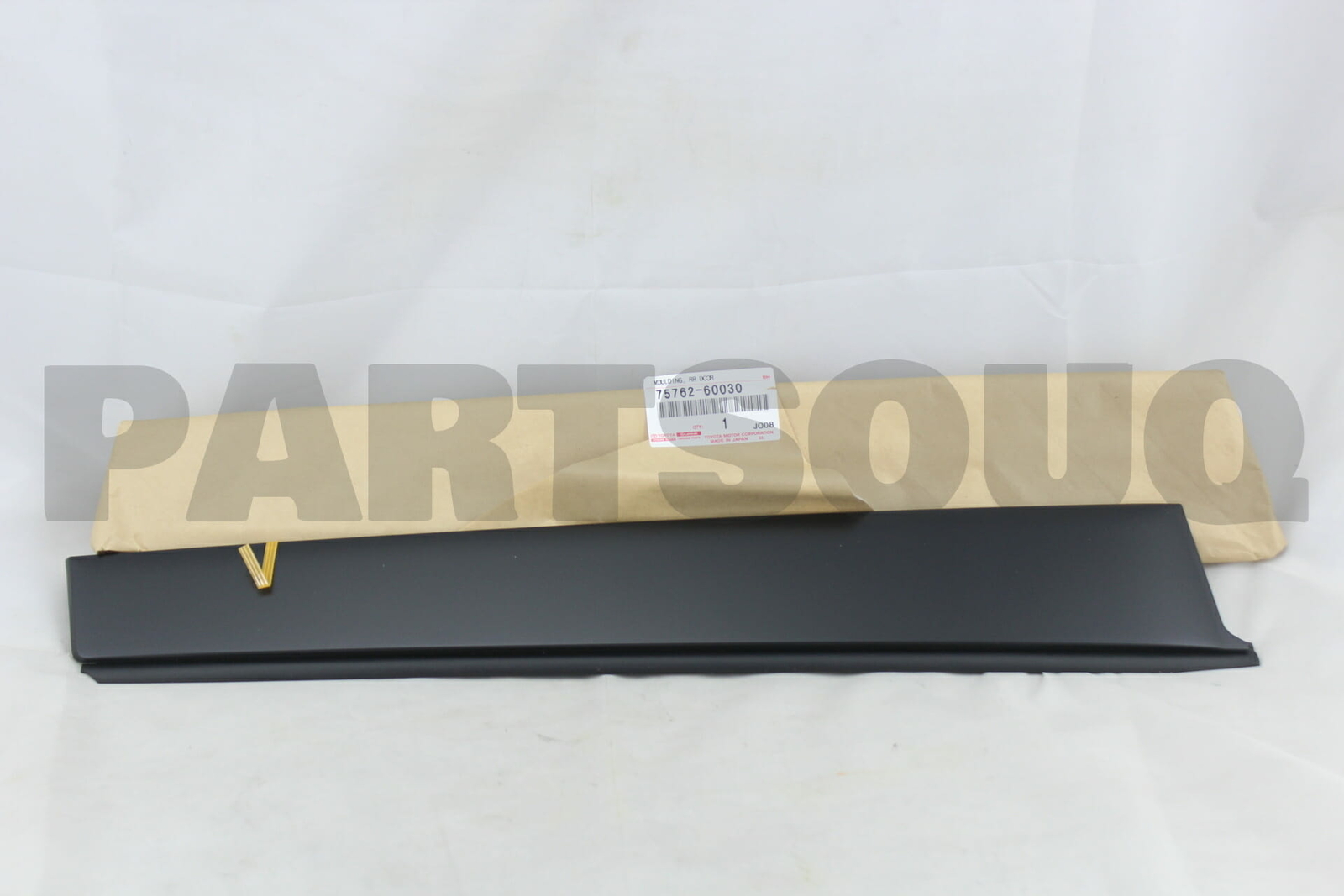7576260030 Genuine Toyota MOULDING, REAR DOOR WINDOW FRAME, FRONT LH ...
