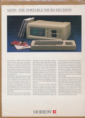 Morrow MD3P Micro Decision Portable Advertising Flyer | eBay