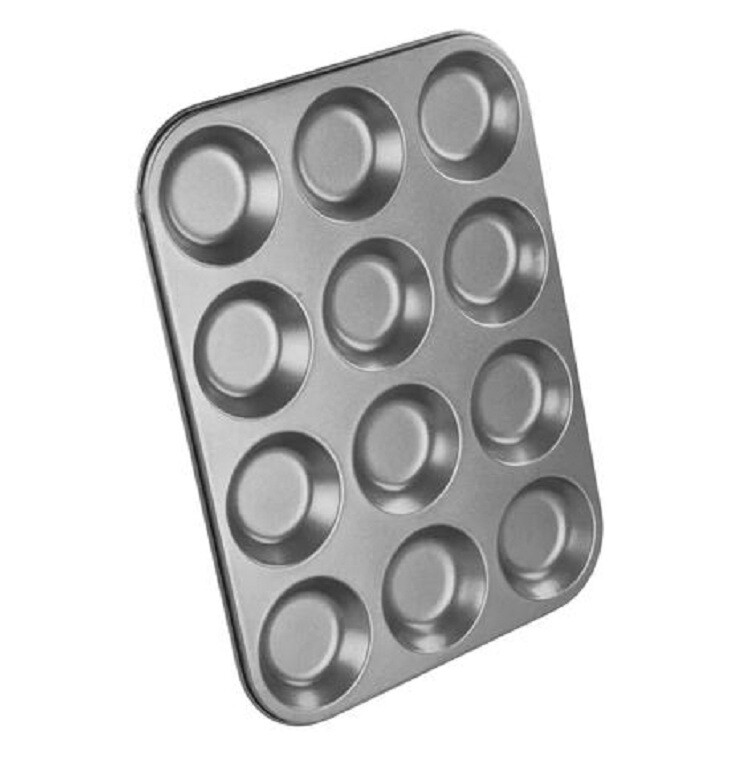 Non Stick Nonstick Yorkshire Pudding Tray Sheet Pan Tin 12 Cup Tray & 4 ...