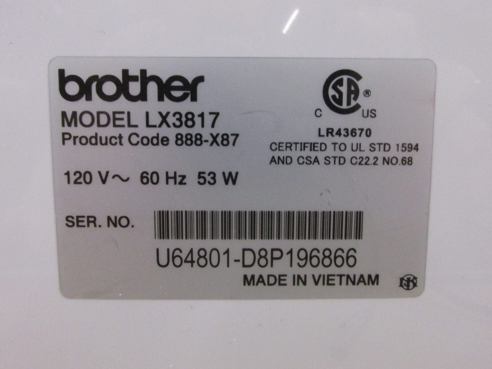 Brother LX3817 17-Stitch Full-size Sewing Machine - (LX3817 ...