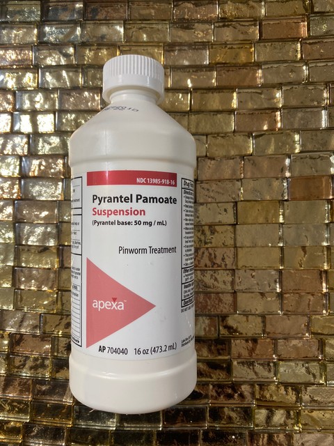 Pyrantel Pamoate Hookworms Round Worms Dogs Cats Suspension 32oz 50mg ...
