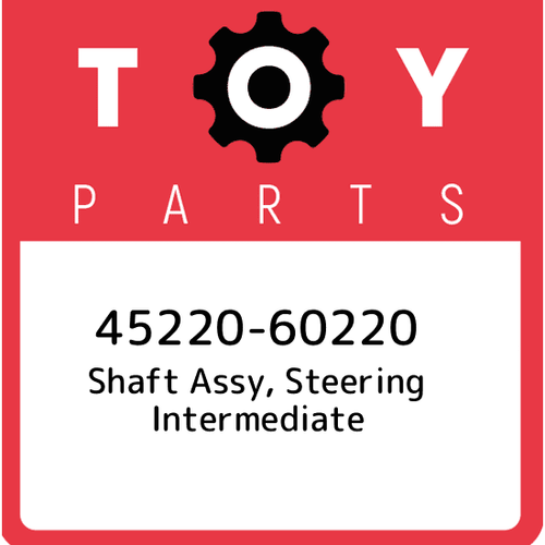 45220-60220 Toyota Shaft assy, steering intermediate 4522060220, New ...