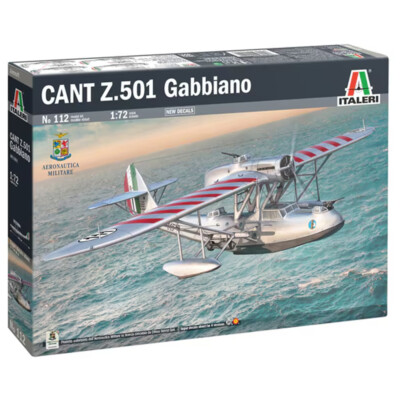Italeri 112 Italian Flying Boat CANT Z.501 Gabbiano 1:72 Model Kit ...