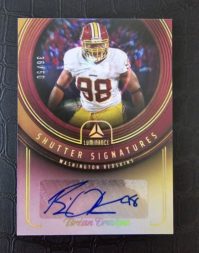 2023 Panini Luminance Brian Orakpo Shutter Signatures Gold Out of 50 # ...