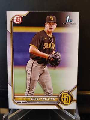 Robby Snelling 2022 1st Bowman Draft #BD-82 - San Diego Padres | eBay