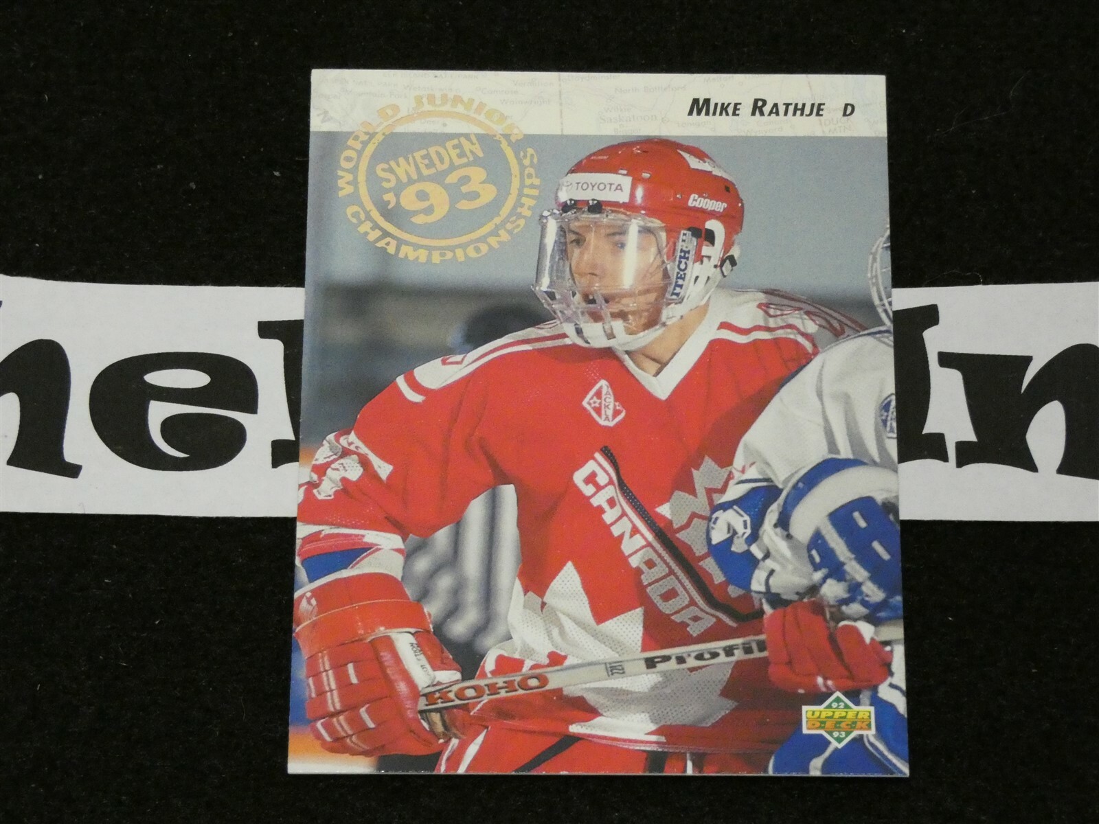 1992 Upper Deck Mike Rathje Hockey Card #589 Pittsburgh Penguins RC | eBay