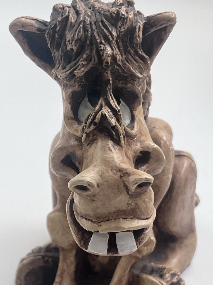 Bill Vernon Shade Tree Creations Signed 1981 Goofy Derpy Bucktooth ...