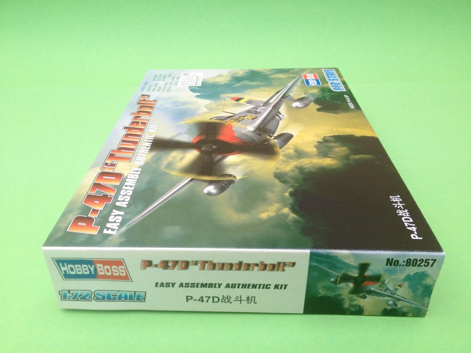 1:72 HOBBY BOSS 80257 P-47D THUNDERBOLT - Einsteigerkit des legendären ...