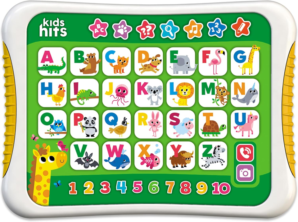 ABC Fun Hit Pad – Interactive Alphabet Learning Tablet Toy with Songs ...