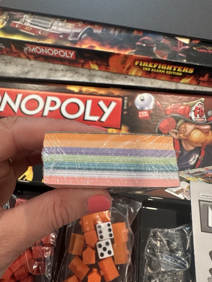 Monopoly Firefighters 2nd Alarm Edition Board Game New Open Box | eBay