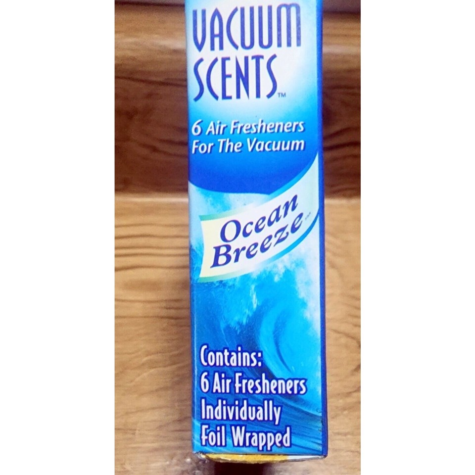 NOS Vacuum Scents Air Freshener 6 Pack Box Ocean Breeze See Description ...