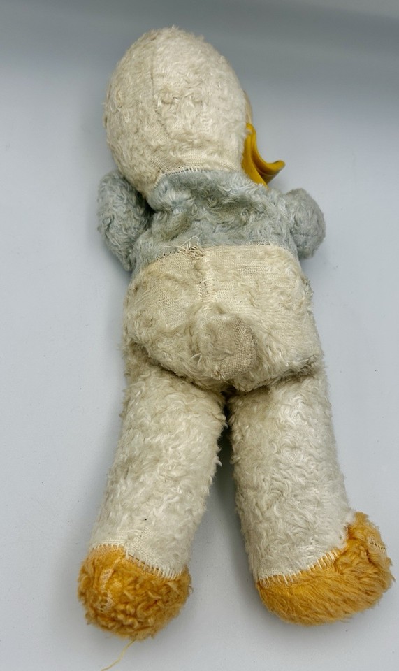 Vintage Gund Disney Donald Duck Plush Toy Rubber Face 1950s | eBay