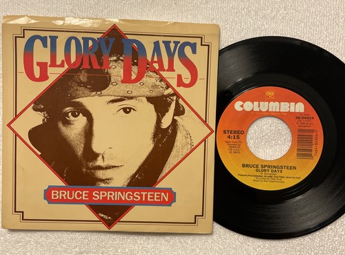 BRUCE SPRINGSTEEN - Glory Days / Stand On It - 45 RPM VINYL (1985) Pic ...