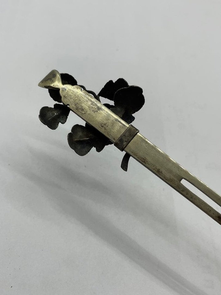 Kanzashi Kimono Metal red stone carving | eBay UK