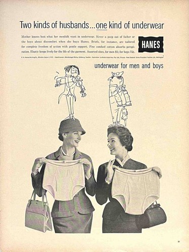 1959 Hanes Briefsmothers Know Best What Men Want In Their Underwear ...