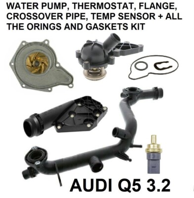 Cooling System Kit; Audi A4 Quattro A5 Quattro Q5 3.2 V6; PUMP ...
