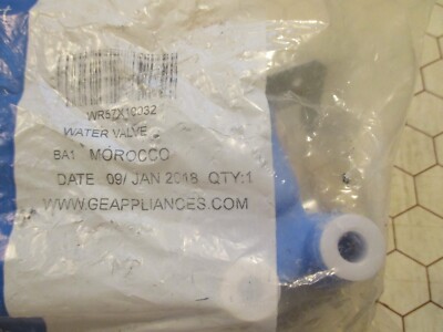WR57X10032 Water Valve New For GE Refrigerator | eBay