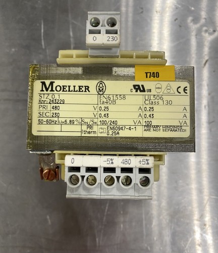 MOELLER STZ 0.1 EN 61558 UL 506 TRANSFORMER | eBay