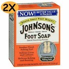 JOHNSON'S Quick Dissolving Powder Foot Soap 8 Packets (1 Box ...