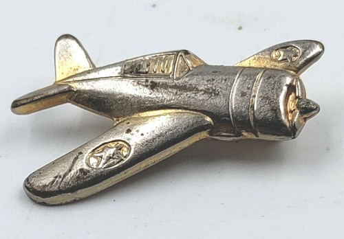 Vintage Propeller Military Plane Brooch Lapel Pin Badge 1" | eBay