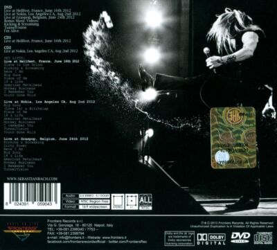 SEBASTIAN BACH ABACHALYPSE NOW [2 CD/DVD][DELUXE EDITION] NEW CD & DVD ...