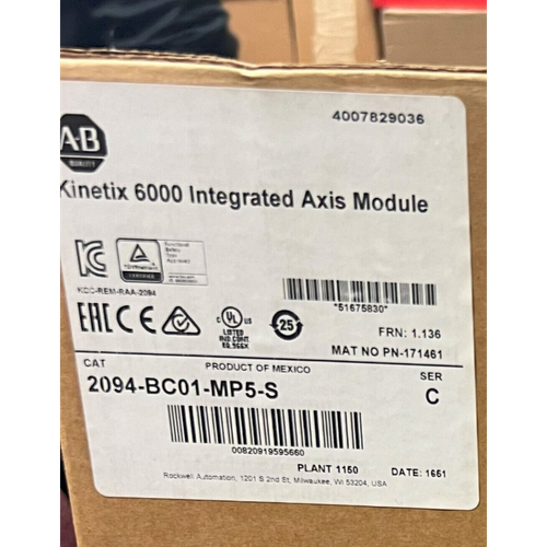 2094-BC01-MP5-S AB Kinetix 6000 Integrated Axis Module Spot Goods Brand ...